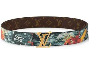 LOUIS VUITTON Tag 40mm Reversible Belt - Blue