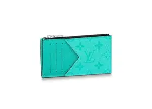 LOUIS VUITTON Coin Card Holder - Miami Green