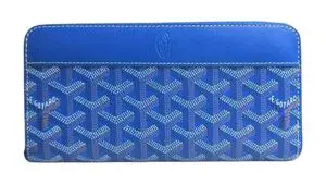 Goyard Matignon Wallet Gm - Sky Blue
