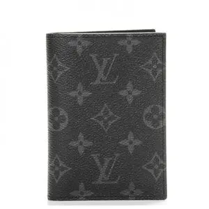 LOUIS VUITTON Passport Cover Monogram Eclipse