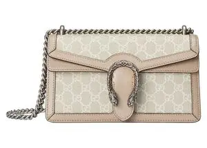 Gucci Dionysus Small Gg Bag - Beige/white