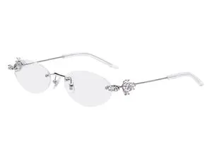 GENTLE MONSTER Orora 02 Sunglasses - Silver/clear