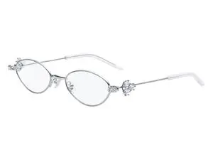 GENTLE MONSTER Carat 02 Sunglasses - Silver/clear