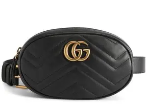 Gucci Gg Marmont Belt Bag - Black