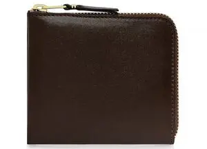 Comme Des Garçons Sa3100 Classic Plain Wallet - Brown