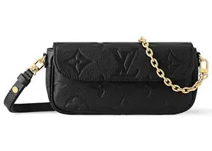LOUIS VUITTON Wallet On Chain Ivy - Black
