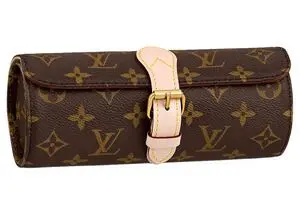 LOUIS VUITTON 3 Watch Case - Brown