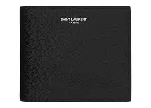Saint Laurent Paris East/west Wallet With Coin Purse De Poudre Embossed - Black