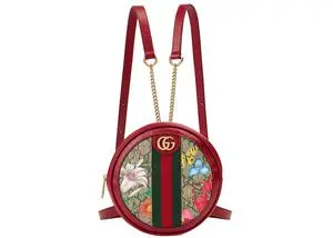 Gucci Ophidia Gg Flora Mini Backpack - Red