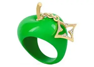 LOUIS VUITTON Fruits Apple Ring Medium - Green