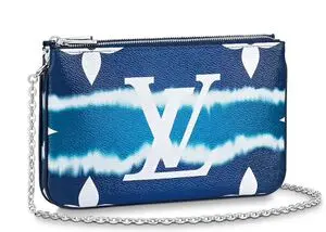 LOUIS VUITTON Pochette Double Zip Escale