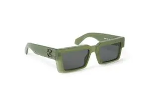 Off-White Moberly Square Sunglasses - Olive/dark Grey (oeri114s24pla0015707/fr)