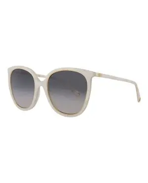 Gucci Round Oval Sunglasses - White/grey (gg1076s