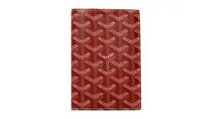 Goyard Grenelle Passport Cover - Red