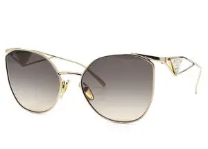 Prada Cateye Sunglasses - Gold (pr50zs/zvn3d0/59)
