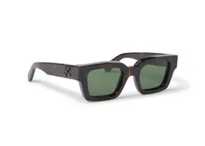 Off-White Virgil Square Sunglasses - Havana/green (oeri126s24pla0016055/fr)