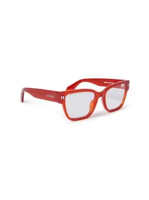 Off-White Style 56 Eyeglasses - Red/clear Lens (oerj056s24pla0012500/fr)