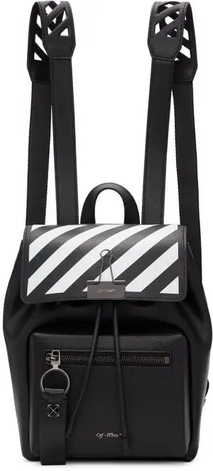 Off-White Diag Backpack - Black White