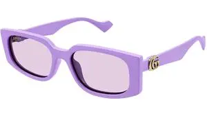 Gucci Rectangle Gg Sunglasses - Violet/purple (gg1534s/004)