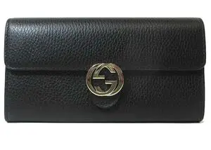 Gucci Interlocking Continental Wallet - Black