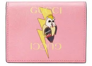 Gucci X Banana Print Card Case - Pink
