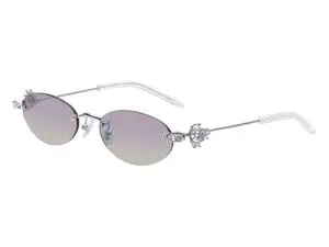 GENTLE MONSTER Orora 02 Sunglasses - Silver/violet
