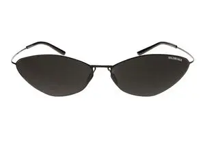 Balenciaga Malibu Round Sunglasses - Black (794297 T00491000)