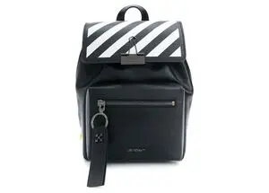Off-White Small Diagonal Backpack - Black