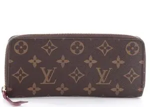 LOUIS VUITTON Clemence Wallet Monogram Brown/berry - Brown Monogram
