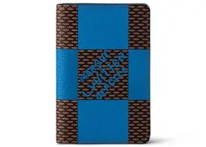 LOUIS VUITTON Pocket Organizer Damier Pop - Blue