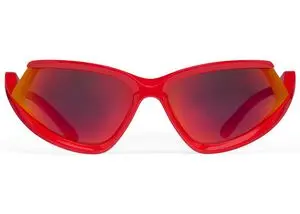 Balenciaga Side Xpander Cat Sunglasses - Red (751418t00076309)