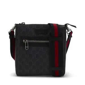 Gucci Messenger Gg Supreme Small - Black/grey