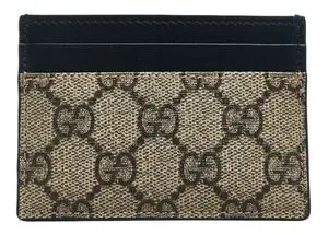 Gucci Card Case Supreme - Beige/black