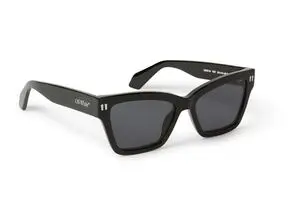 Off-White Cincinnati Square Sunglasses - Black/dark Grey (oeri110s24pla0011007/fr)