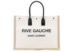 Saint Laurent Saint Laurent Rive Gauche Tote - White/black