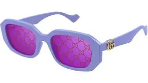 Gucci Rectangle Frame Sunglasses - Violet/pink (gg1535s/004)