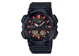 Casio G-shock Aeq110w1a2 Analog Digital Watch - Resin
