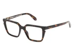 Off-White Style 52 Eyeglasses - Havana Blue Light Block (oerj052s24pla0016000/fr)