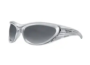GENTLE MONSTER X Mugler Spiral Sunglasses - Chrome Silver/gray (02 Cs1)