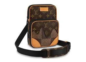 LOUIS VUITTON X Nigo Amazone Sling Bag Damier Ebene Giant - Brown
