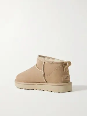 UGG Classic Ultra Mini Shearling Boots - Neutrals