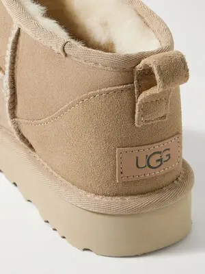 UGG Classic Ultra Mini Shearling Boots - Neutrals