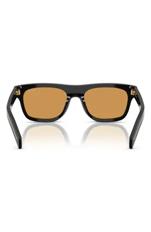 Prada 55mm Pillow Sunglasses - Black