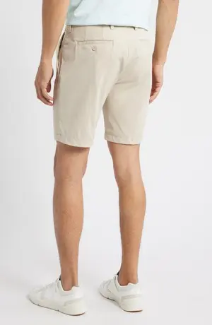Scott Barber Sono Flat Front Chino Shorts - Khaki
