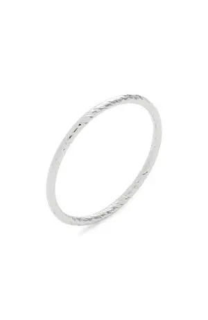 NASHELLE Sparkler Stackable Ring - Sterling Silver