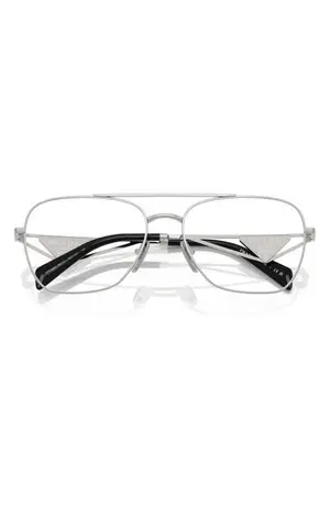 Prada 59mm Aviator Eyeglasses