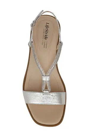 LIFESTRIDE Radiant Slingback Sandal - Silver