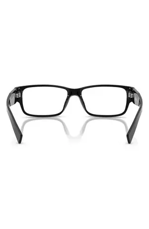 Prada 57mm Rectangular Eyeglasses