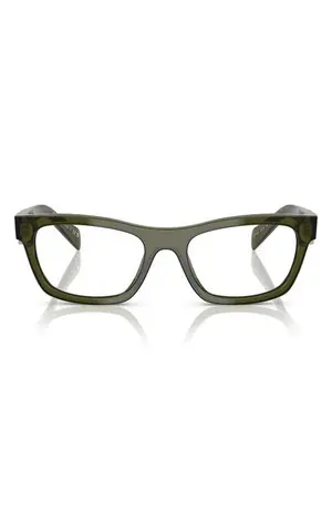 Prada 54mm Butterfly Eyeglasses - Clear