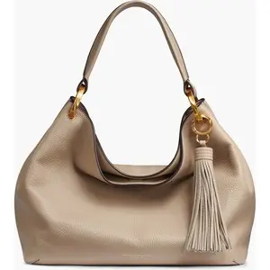 Donna Karan New York Glenwood Leather Shoulder Bag - Moth